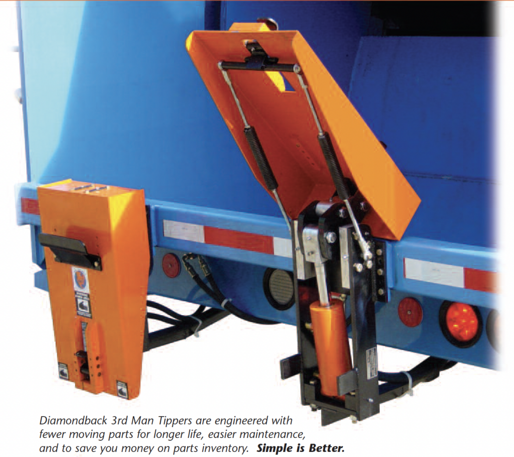 Diamondback Model 100 Rear Load Cart Tipper - Cart Tipper USA by Nuss ...